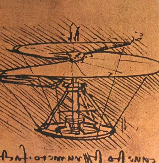 Este drone Quadcopter de trabalho foi construído usando esboços de 500 anos de Leonardo da Vinci 51378_2