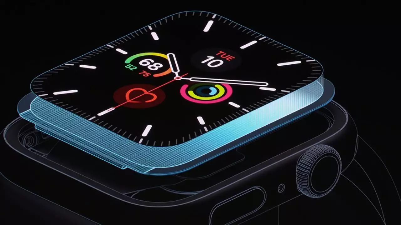 Teknologia adimentsua Apple Watch berriaren pantaila beti piztuta bultzatzen du