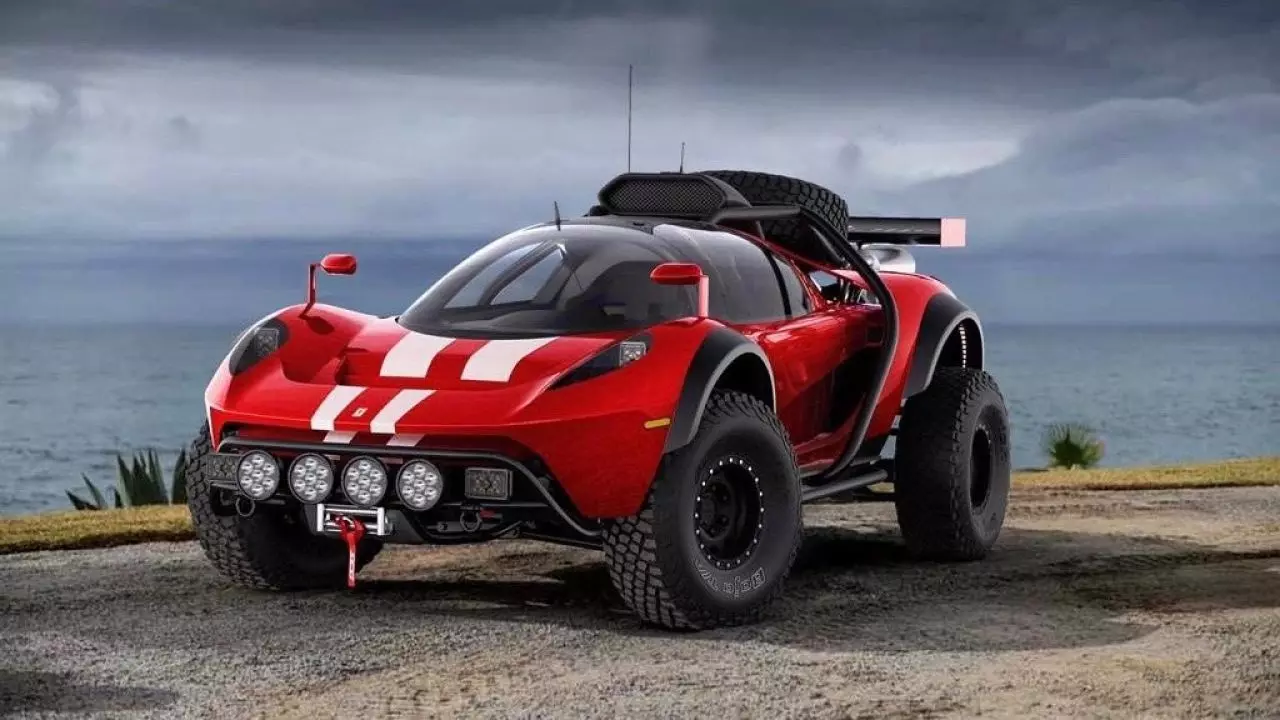 SCG 008 la pral yon mons machin Baja ak Dakar-Ready