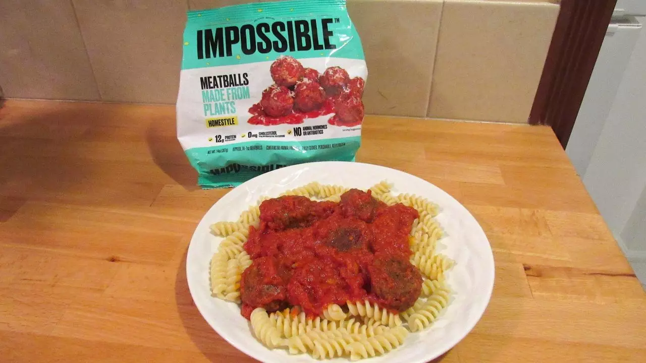 Kulawarga Itali Kuring Bakal Dipotong Kuring Pikeun Meatballs Meatless Impossible Ieu Loba