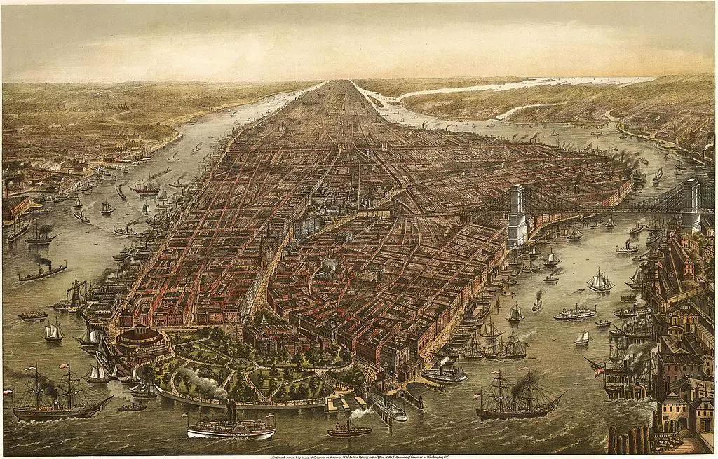 11 विहंगम दृश्य जो दिखाते हैं कि न्यूयॉर्क शहर 350 वर्षों में कैसे विकसित हुआ है