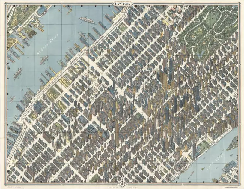 11 vistes a vista d'ocell que mostren com ha crescut la ciutat de Nova York durant 350 anys