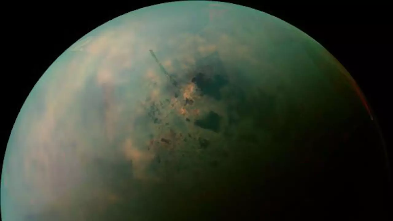 O mare de metan pe Titanul lui Saturn ar putea avea peste 300 de metri adâncime