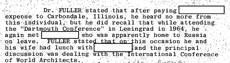 FBI ទីបំផុតបានចេញផ្សាយឯកសាររបស់ខ្លួនលើអ្នករចនារ៉ាឌីកាល់ Buckminster Fuller