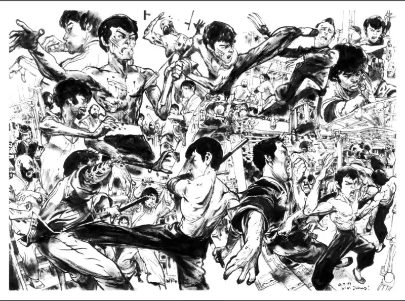 Debería haber más espectáculos de arte de Bruce Lee como este