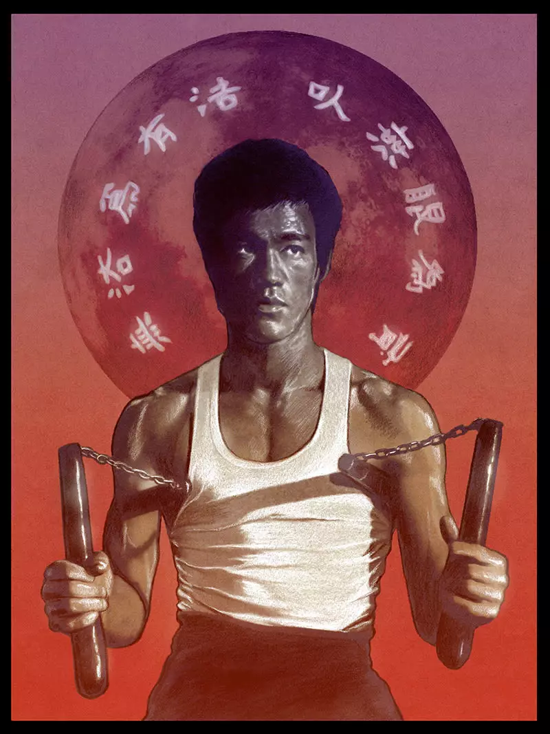 Er zouden meer Bruce Lee-kunstshows zoals deze moeten zijn