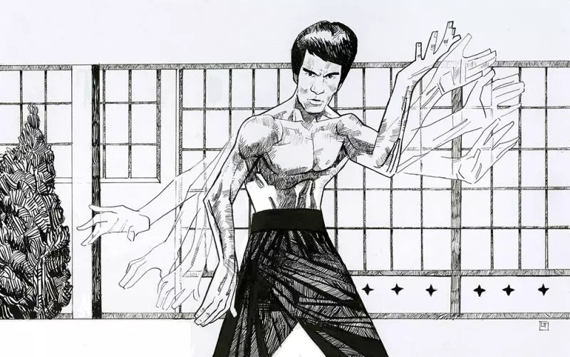 Il devrait y avoir plus d'expositions d'art de Bruce Lee comme celle-ci
