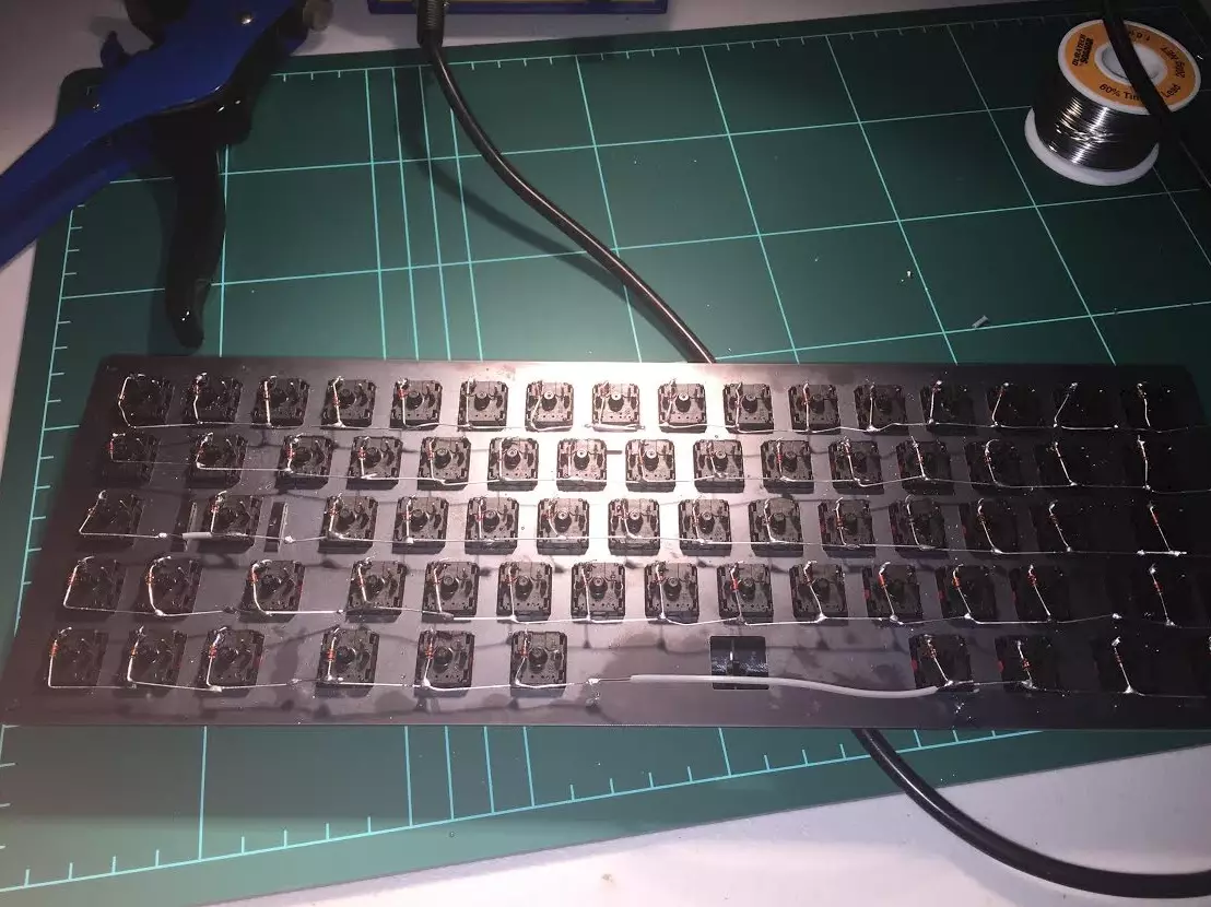 Ich habe eine Tastatur von Grund auf neu gebaut