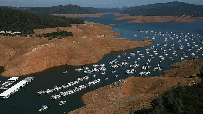 Pogledajte duboku razliku između kalifornijske suše i današnje Kalifornije