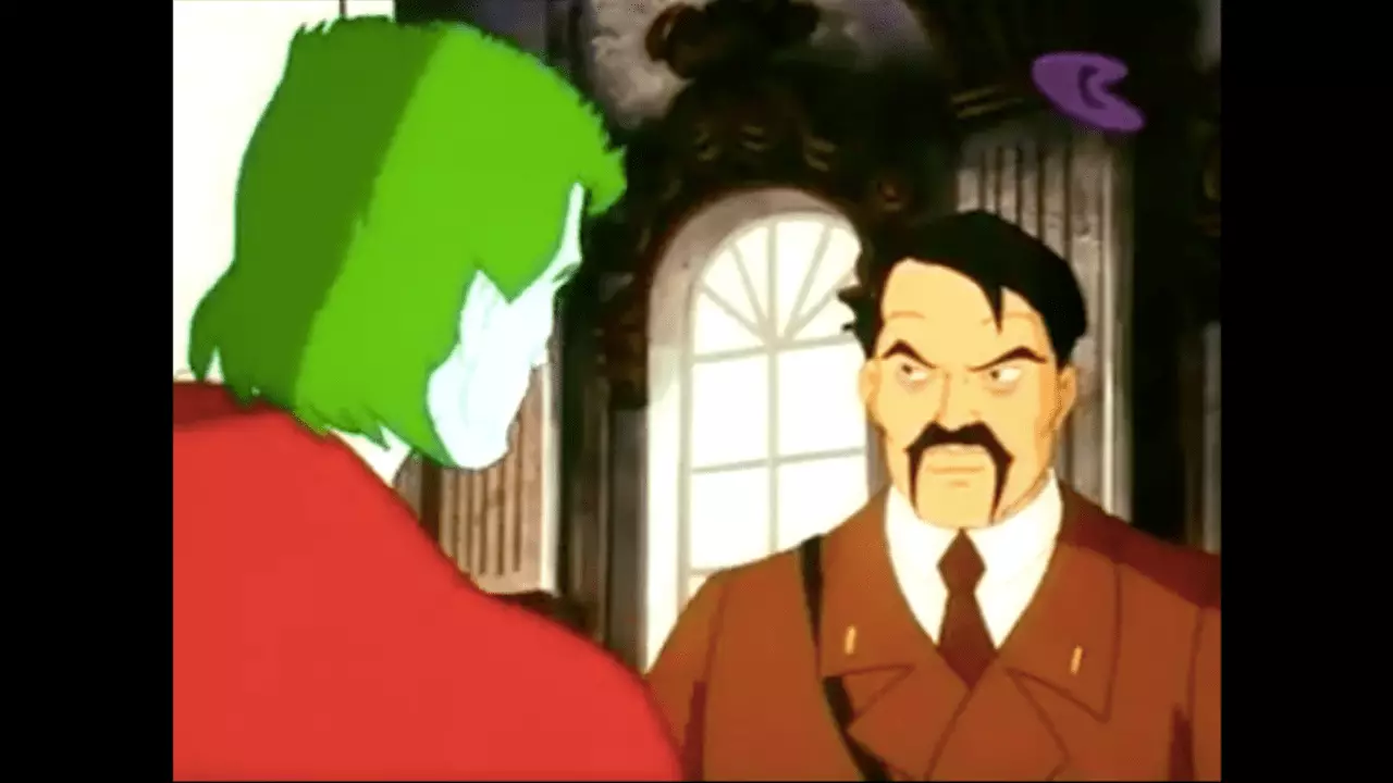 The Great Captain Planet/Hitler Face-off z roku 1995