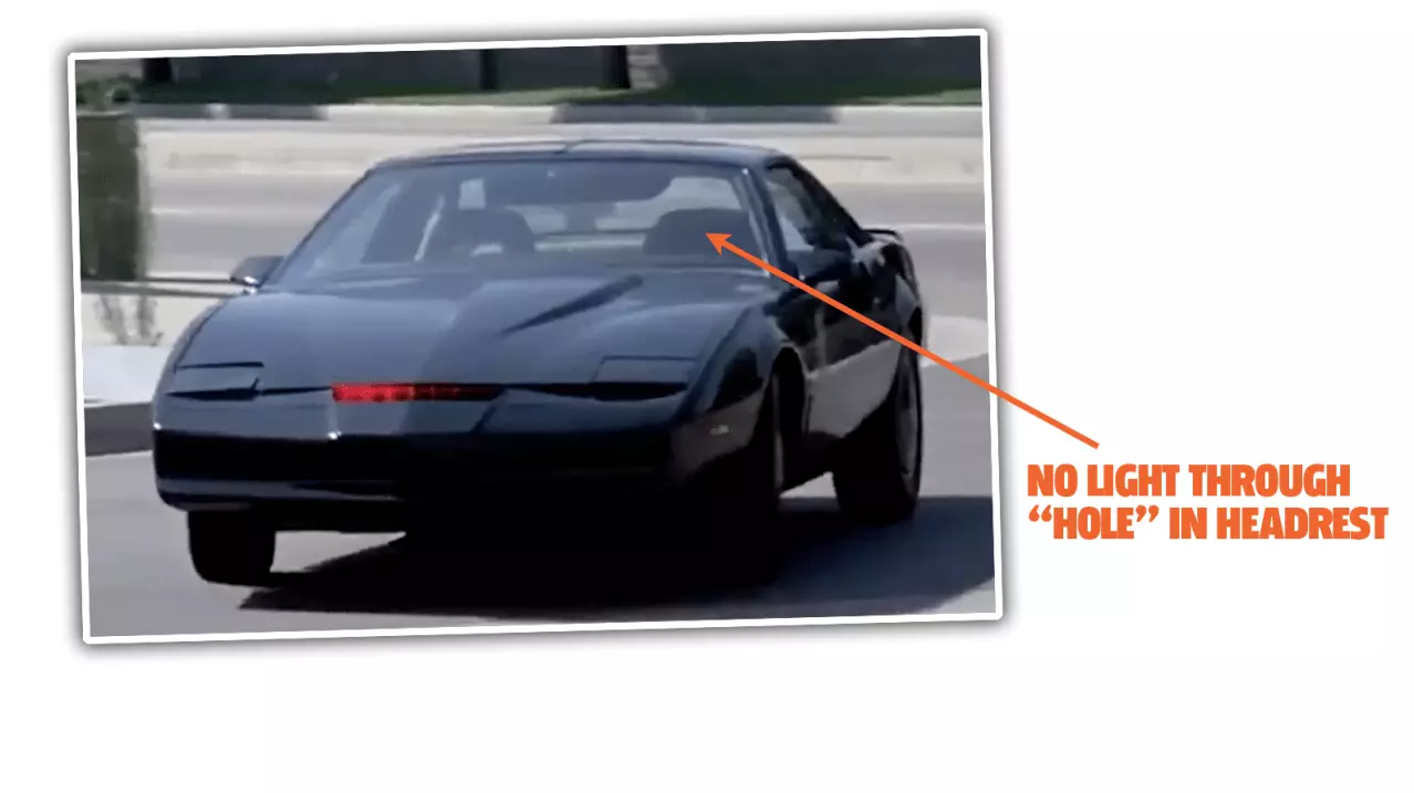 كان لدى Knight Rider أفضل خدعة لتزوير سيارة ذاتية القيادة