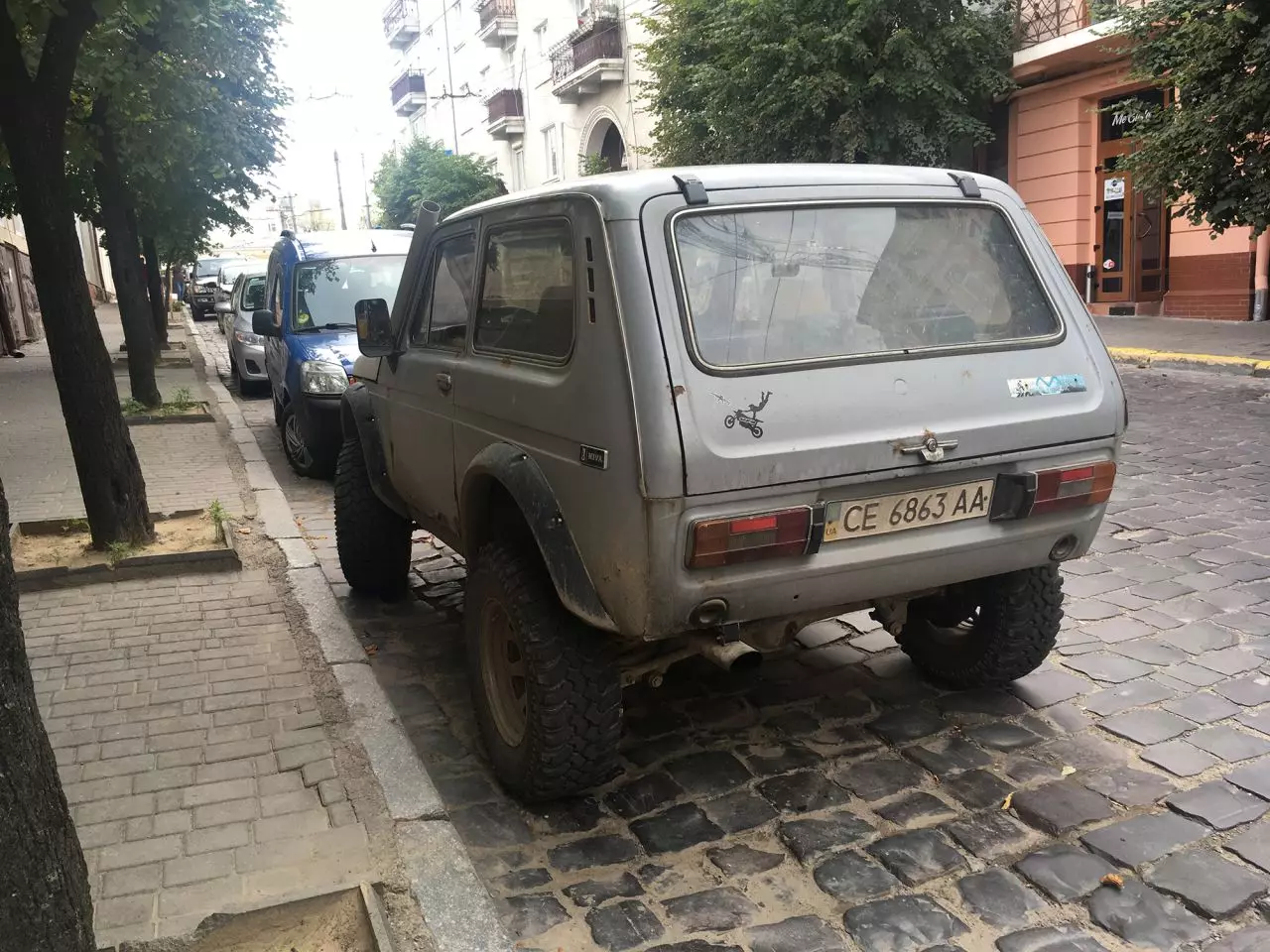 Her er bare noen av de gode bilene vi så i Ukraina