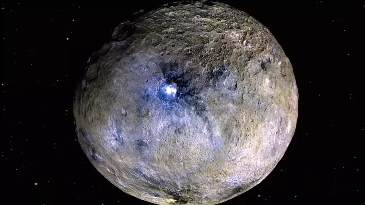 Dwarf Planet Ceres nwere Oké Osimiri Nzuzo Nzuzo