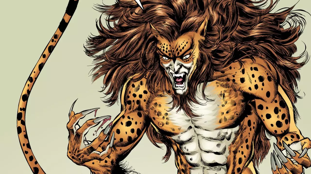 Ndiye eya, izi ndi zomwe Sebastian amawoneka ngati Cheetah. (Chithunzi: DC Comics)