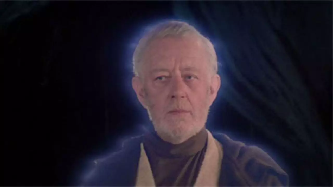 Go tobann, tá Cúis Reiligiúnach ag Obi-Wan Kenobi le bréag a chur ar Lúcás faoi Darth Vader