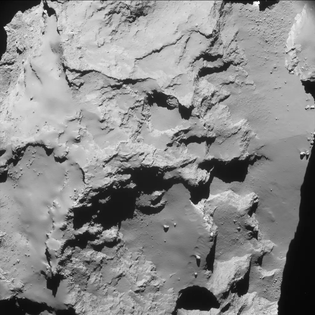 Toto je poslední věc, kterou kosmická loď Rosetta viděla, než zemřela
