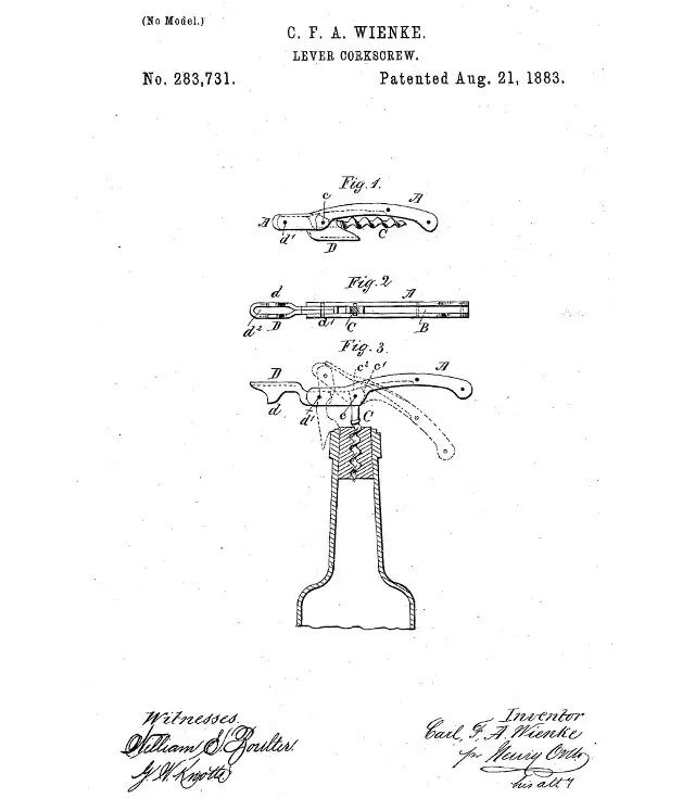 Sejarah Ringkas Corkscrew Wain