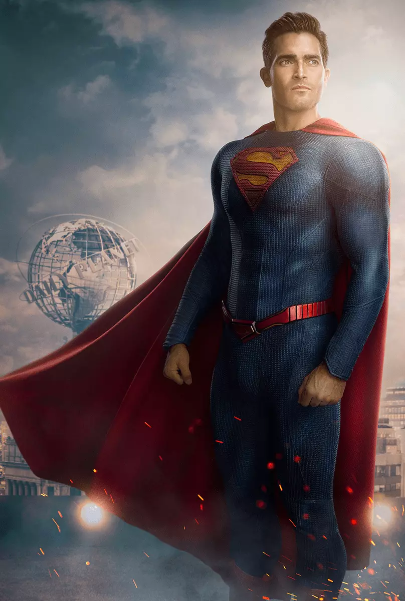 O novo traxe de Superman. (Imaxe: The CW)