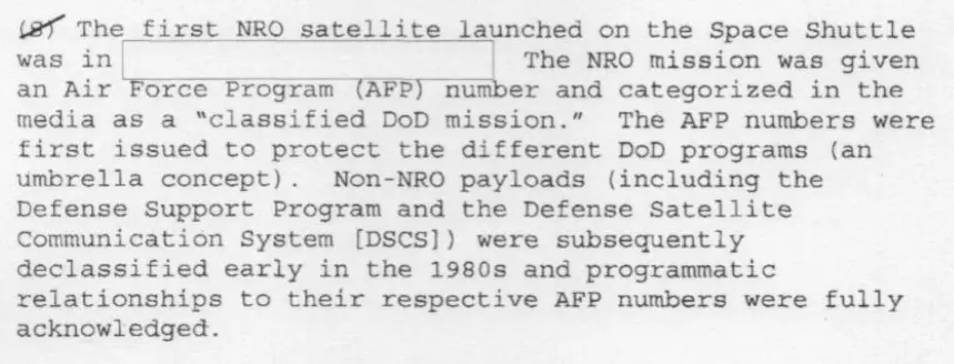 スペースシャトルのスパイ衛星についての新しく機密解除された文書はあなたの想像力にセクシーなビットを残します