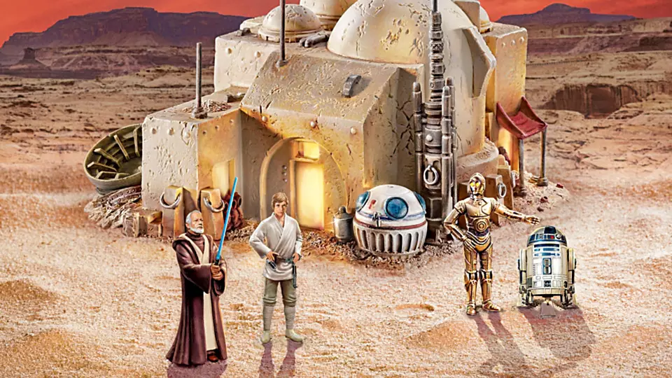 अधिकृत Star Wars Galactic Village Tatooine घर. (प्रतिमा: ब्रॅडफोर्ड एक्सचेंज)