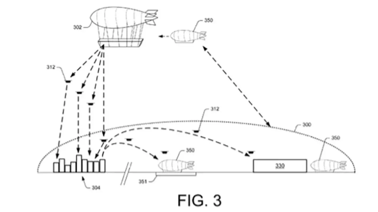 Amazon's Flying Warehouse-idee ziet eruit als een totale ramp