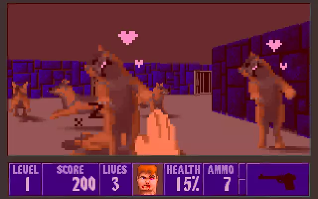 Dawn il-Puppers Ħelu u Pixelated Se Devourk F'dan il-Mod Wolfenstein 3D