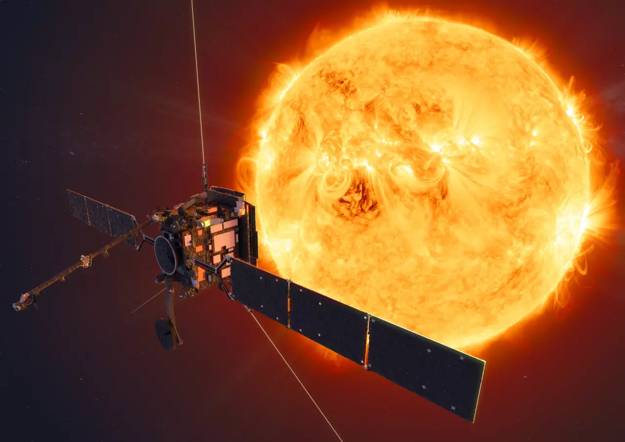 Enpresyon atis nan Solar Orbiter la. (Imaj: ESA/ATG medialab)