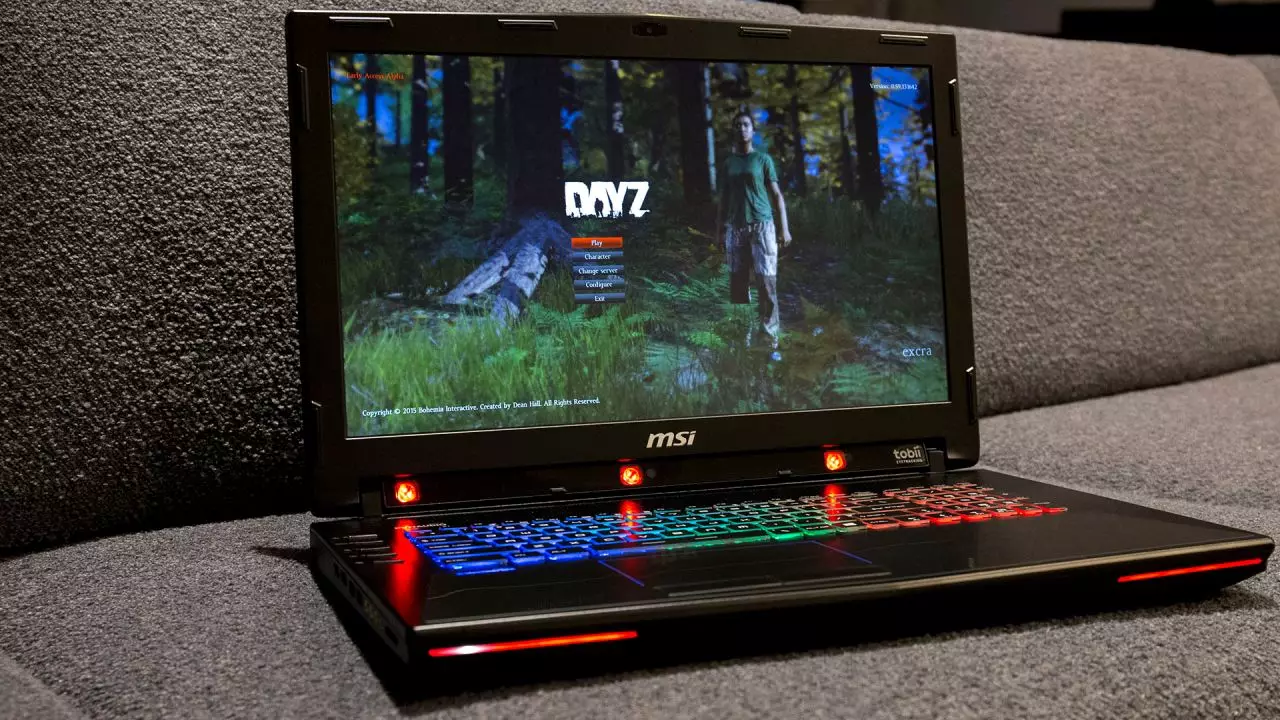 MSI-ren GT72s Tobii Eye-Tracking ordenagailu eramangarria: etorkizuna, baina ez oraina