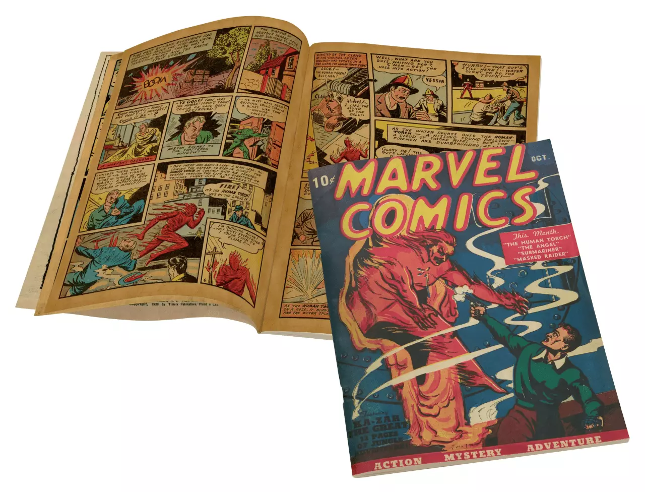 Ši ankstyviausių „Marvel“ komiksų kolekcija yra be galo nuostabi