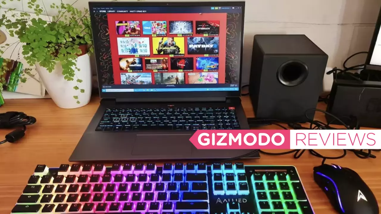 Allied Tomcat-A Gaming Laptop er god, hvis du ikke ønsker at forpligte dig til en fuld desktop-opsætning