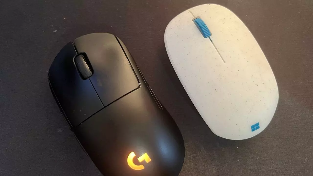 microsoft ocean recycled plastic mouse