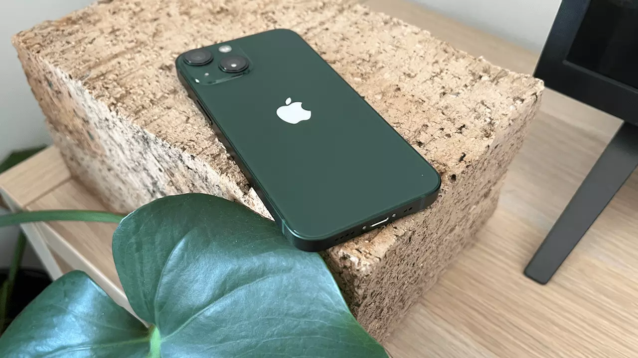 iphone grön mini pro
