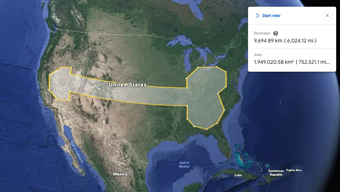 Google Earth lar deg nå meningsløst måle avstander og områder, og vi kunne ikke vært lykkeligere