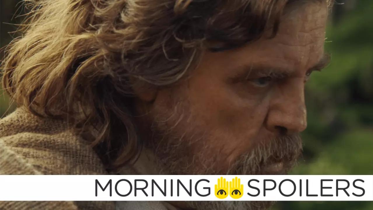 ເພີ່ມເຕີມ Luke Skywalker Clues ໃນ New Star Wars Episode VIII ກໍານົດ Footage