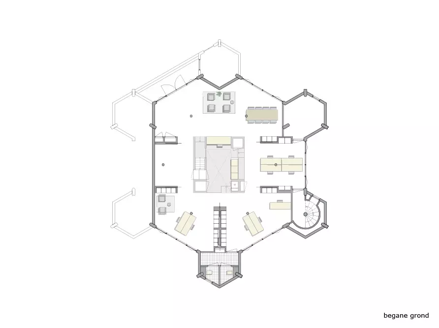 Off-Kilter Cube Haiser Kreativ renovéiert an Haiser Fir Ex-Cons