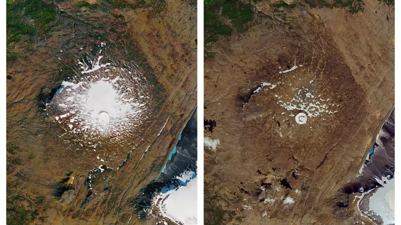 ชาวไอซ์แลนด์ไว้อาลัยการสูญเสียธารน้ำแข็ง OkjÃ¶kull พร้อมพิธีมอบโล่