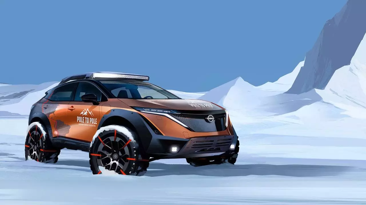 Nissan quiere que el Ariya sea el primer automóvil conducido del Polo Norte al Polo Sur
