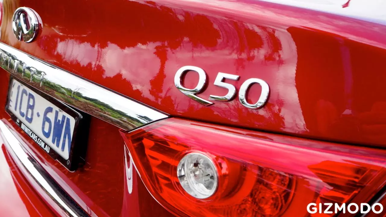 Infiniti Q50 Gasolina: práctica australiana