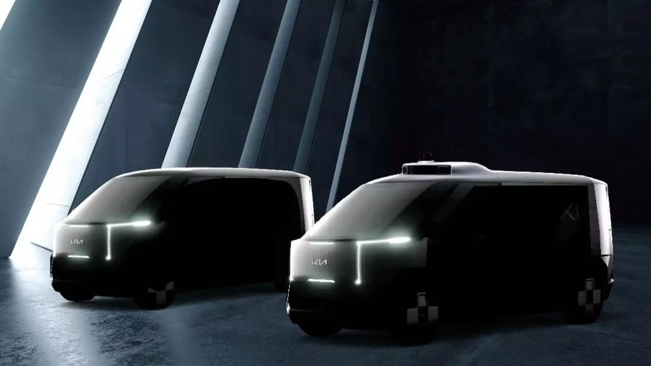 Просто взгляните на очаровательные концепты электрического фургона Kia.