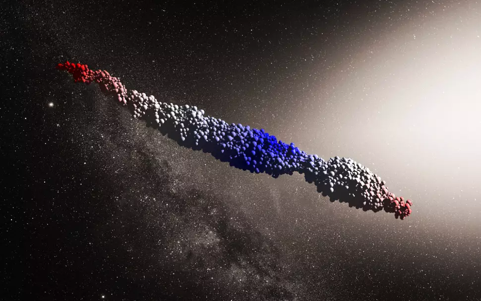 يېڭى نەزەرىيە يۇلتۇزلار ئارا ئوبيېكتنىڭ «Oumuamua نىڭ قانداق قىلىپ سۇس شەكىلگە ئېرىشكەنلىكىنى چۈشەندۈرۈپ بېرىدۇ