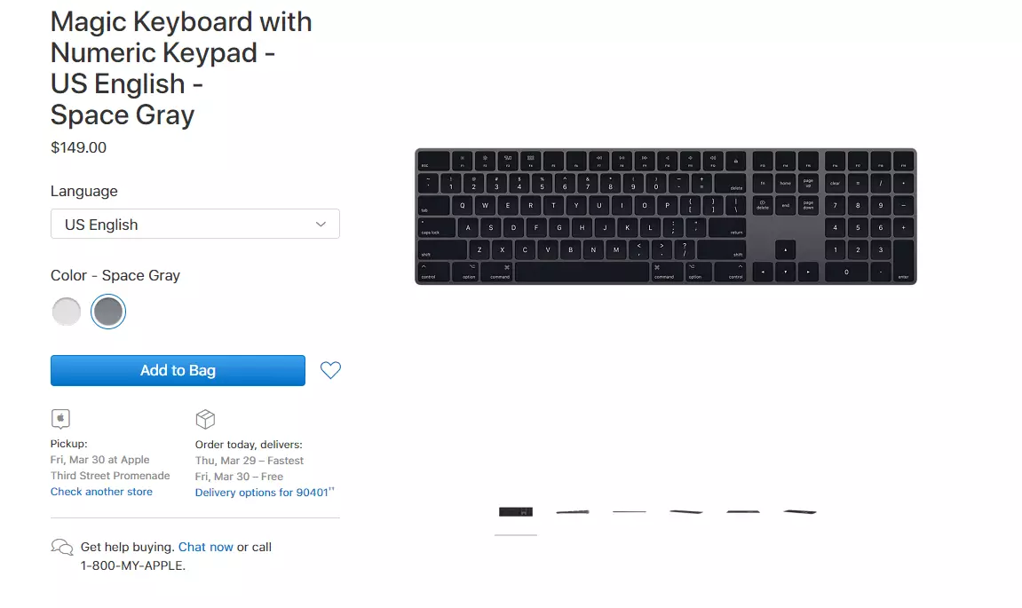 Apple သည် နောက်ဆုံးတွင် iMac Pro ၏ Sweet Space Grey Keyboard နှင့် Mouse ကို စတင်ရောင်းချခဲ့သည်။