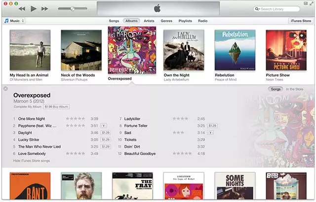 iTunes 11 终于出来了：这是新功能