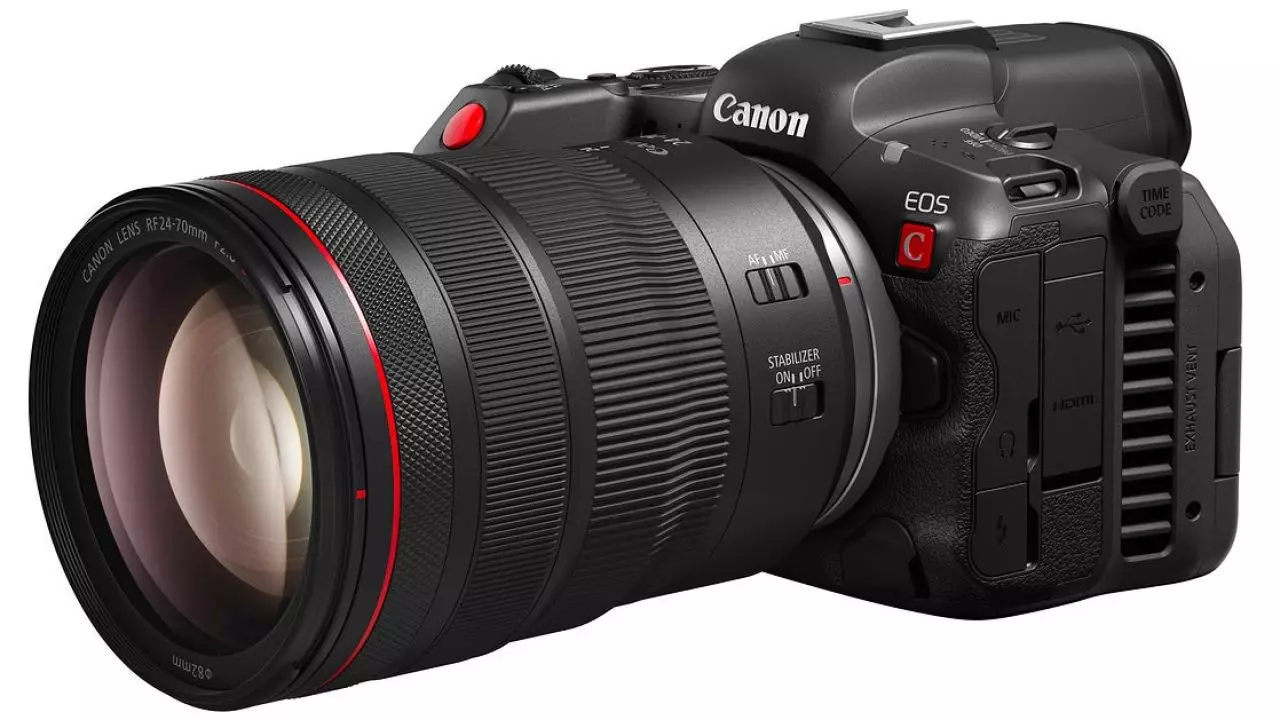 Новая кинокамера Canon объединяет 45-мегапиксельную цифровую зеркальную камеру и 8K-видео в одном массивном корпусе