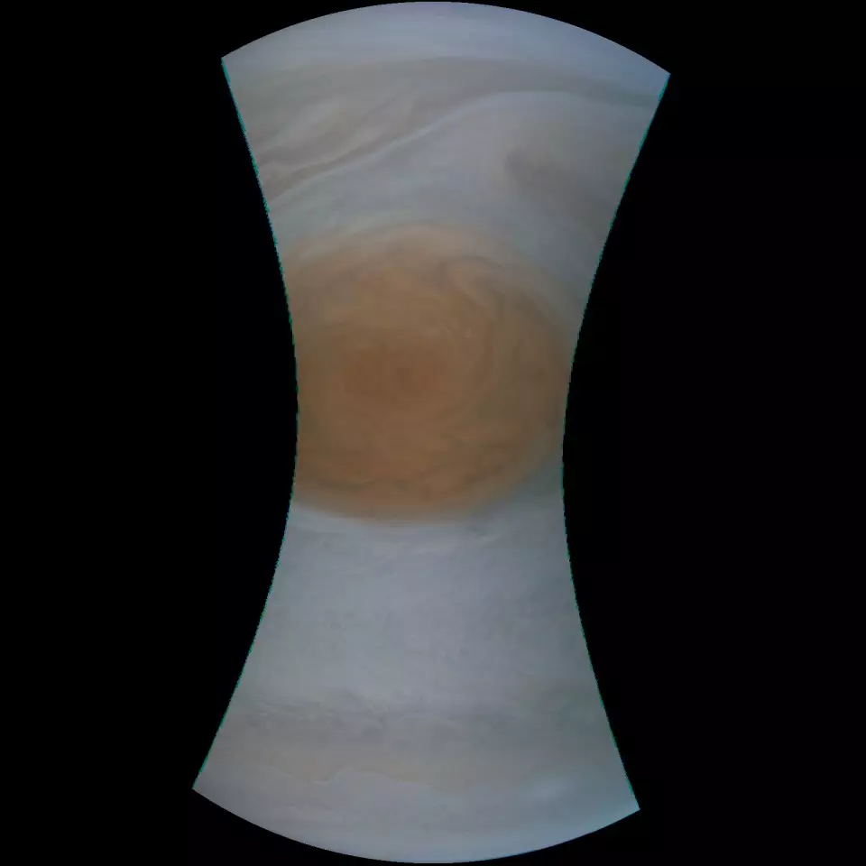 Най-добрият ни поглед към голямото червено петно на Юпитер най-накрая е тук