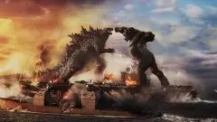 Godzilla teen Kong se epiese eerste lokprent loods 'n Clash of Titans