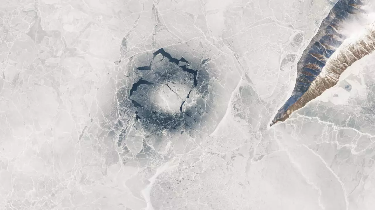 Coole Entdeckung könnte endlich gigantische Eisringe erklären, die auf dem Sibirischen See gefunden wurden