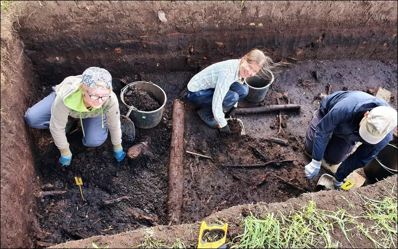 Het team aan het werk. (Afbeelding: S. Koivisto et al., 2021/Oudheid)