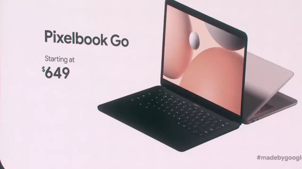 Pixelbook Go Chromebookek erzantir a Google-ê çêkirî ye