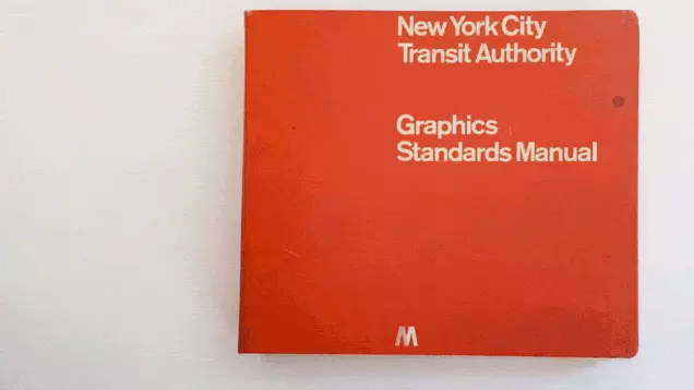 U kan uiteindelik die ontwerphandleiding koop wat die NYC-metro gedefinieer het