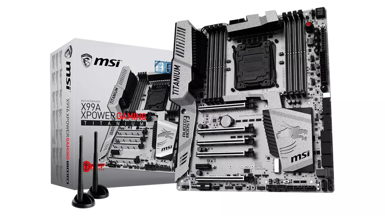 MSI-യുടെ X99A XPower ഗെയിമിംഗ് ടൈറ്റാനിയം ഏറ്റവും ശക്തമായ പിസികൾക്കുള്ള ഒരു ഹൈ-എൻഡ് മദർബോർഡാണ്